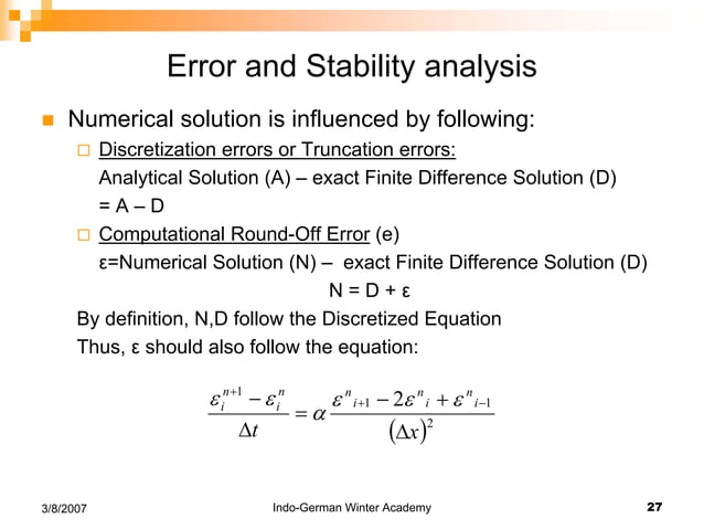 CFD discretisation methods in fluid dynamics | PDF | Physics | Science