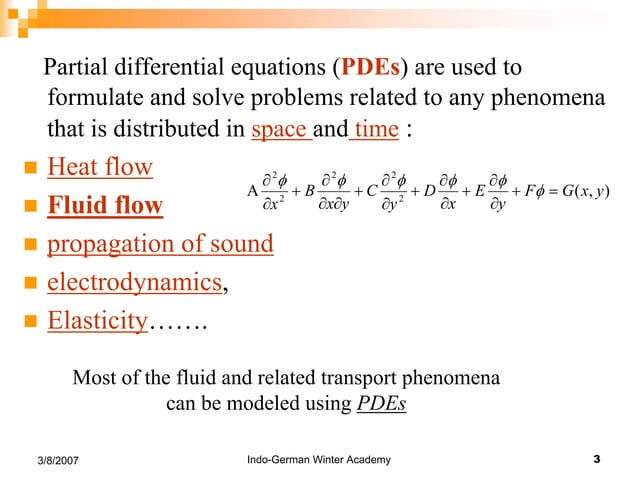 CFD discretisation methods in fluid dynamics | PDF | Physics | Science
