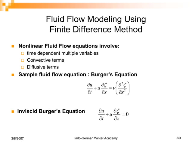 CFD discretisation methods in fluid dynamics | PDF | Physics | Science