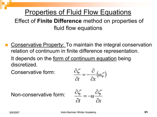 CFD discretisation methods in fluid dynamics | PDF | Physics | Science