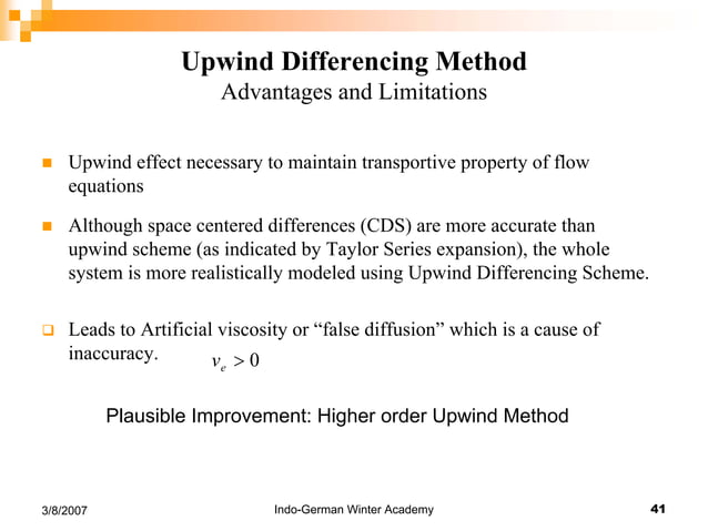 CFD discretisation methods in fluid dynamics | PDF | Physics | Science