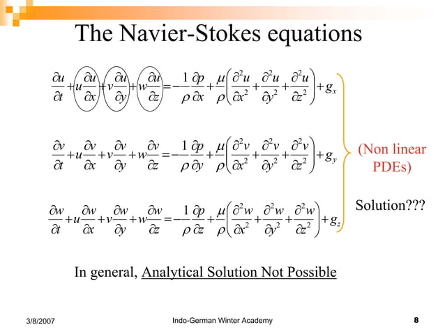 CFD discretisation methods in fluid dynamics | PDF | Physics | Science