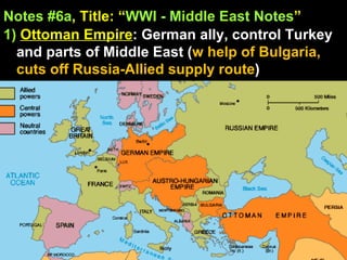 011211 world wwi eastern front and america 100m | PPT