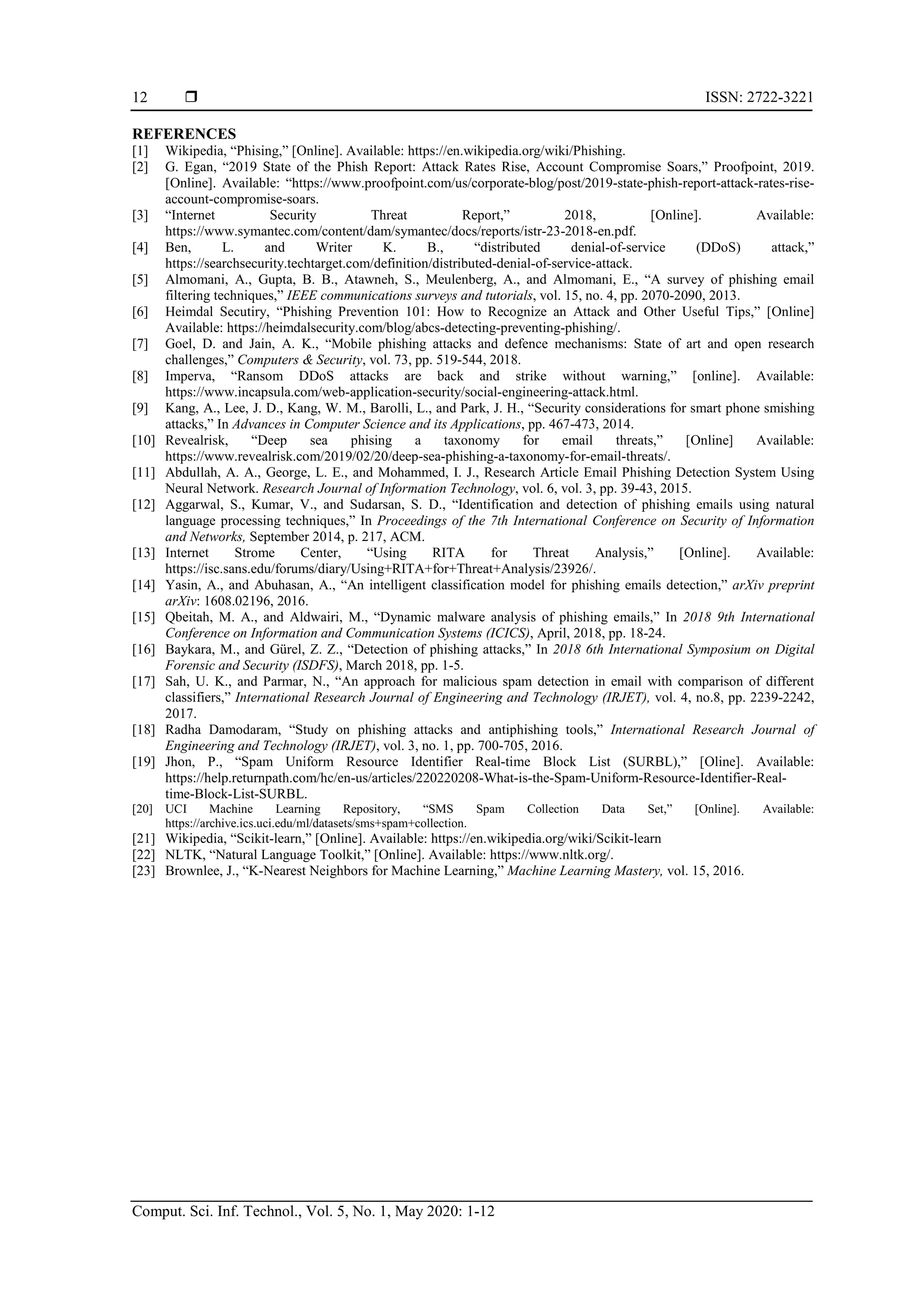 Email Phishing Text Classification Using Natural Language Processing Pdf