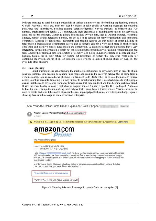 Email phishing: Text classification using natural language processing | PDF