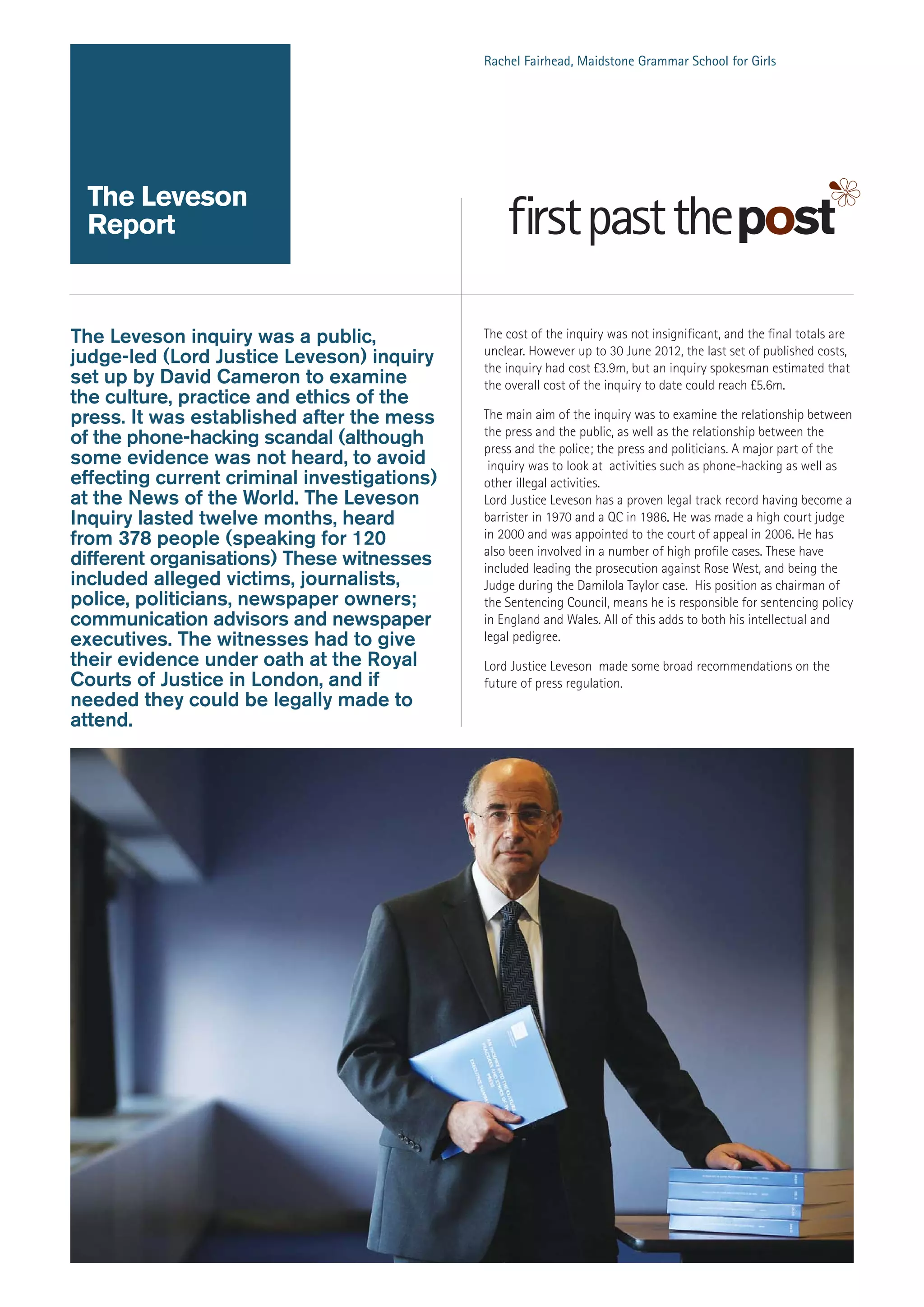 The Leveson Report | PDF