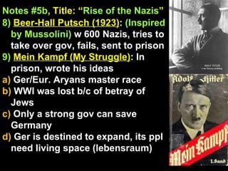 011310 World Wwii Rise Of The Nazi Party 100m | PPT