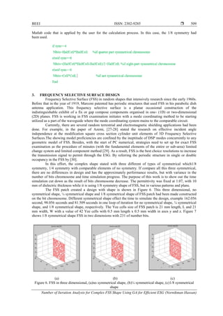 Number of Iteration Analysis for Complex FSS Shape Using GA for Efficient ESG | PDF