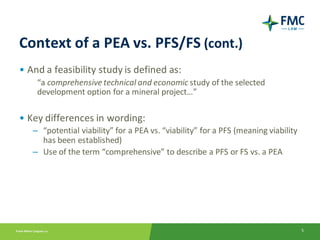 Preliminary Economic Assessments | PDF