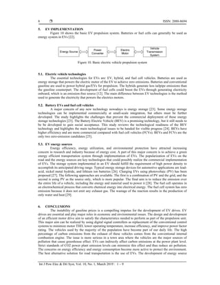 Electric vehicle technology impacts on energy | PDF