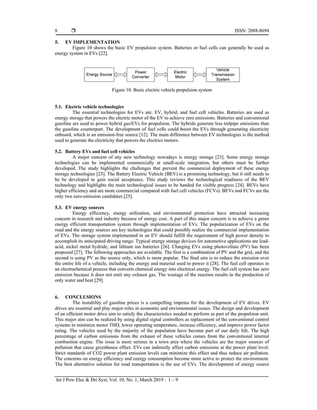 Electric vehicle technology impacts on energy | PDF