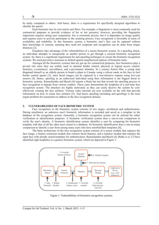 Antispoofing in face biometrics: A comprehensive study on software-based techniques | PDF ...