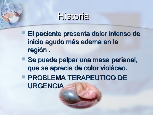 Explosao De Hemorroida Externa Trombosada