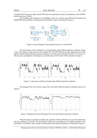 Designing Controller for Joined Dynamic Nonlinear PEMFC and Buck Converter System | PDF