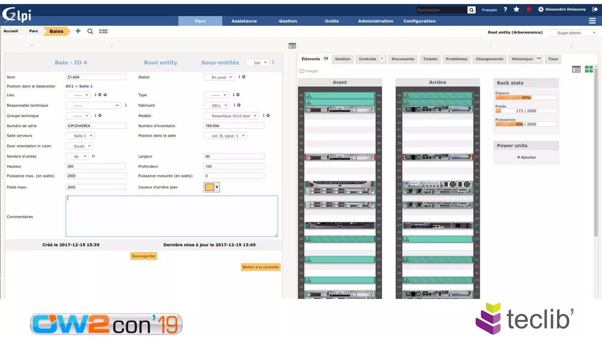 Presentation of glpi project, OW2con'19, June 12-13, Paris. | PPT