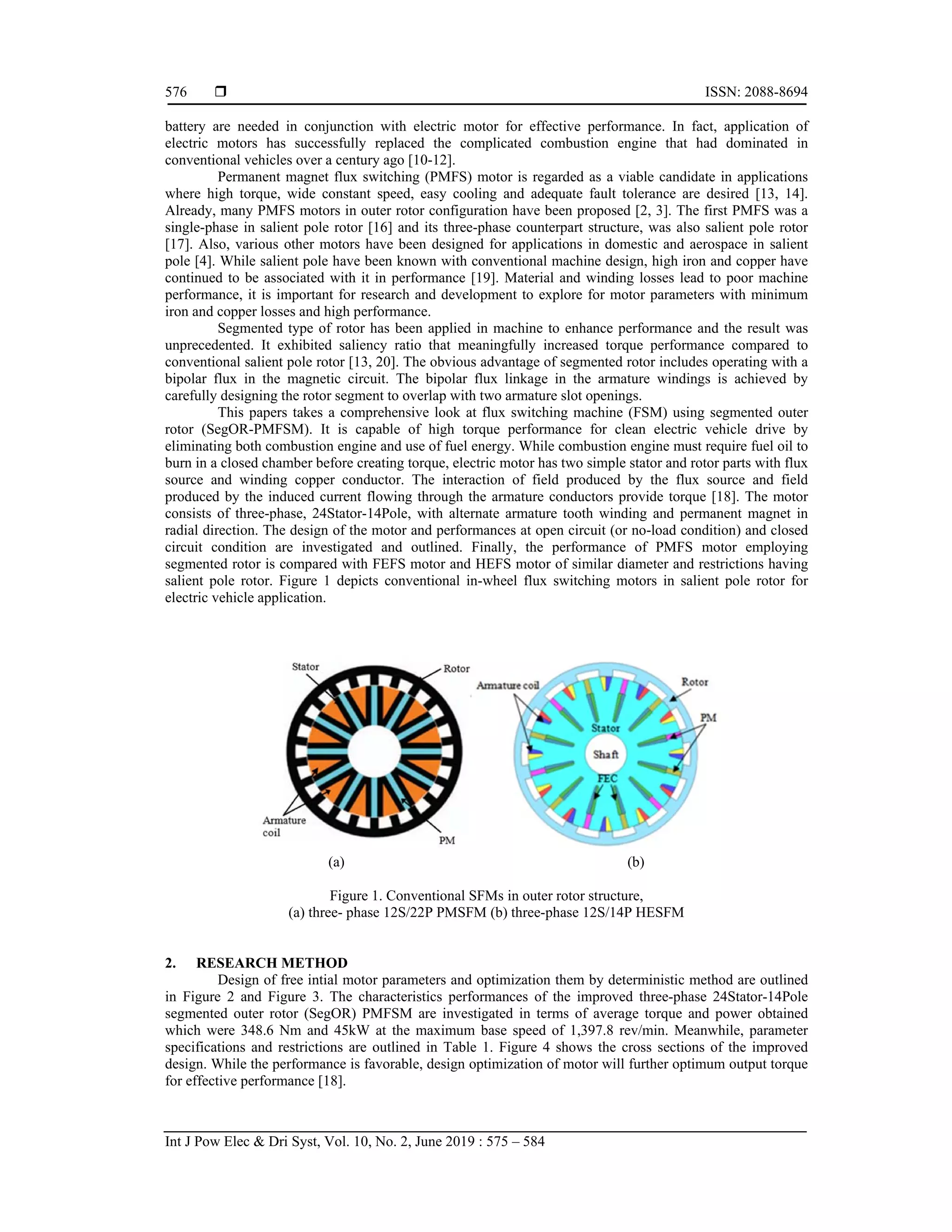 Permanent magnet flux switching motor technology as a solution for high ...