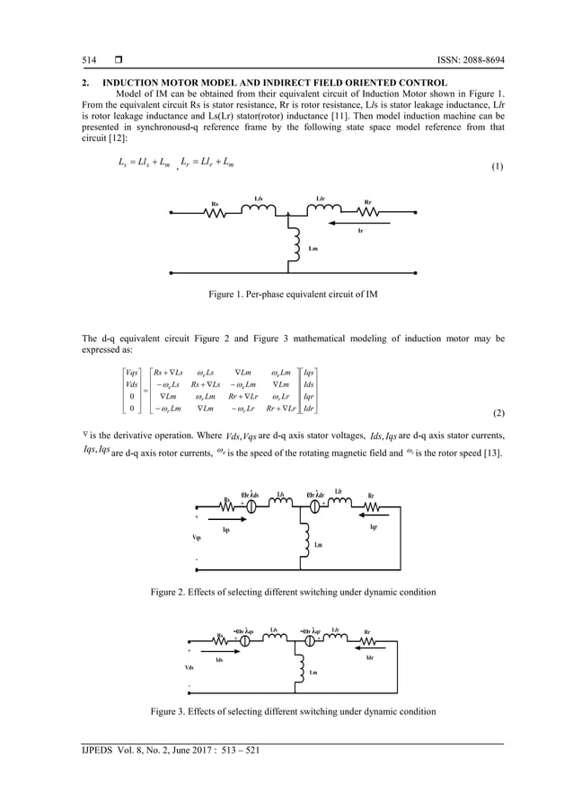 Takagi Sugeno Fuzzy Perpose As Speed Controller In Indirect Field Oriented Control Of Induction