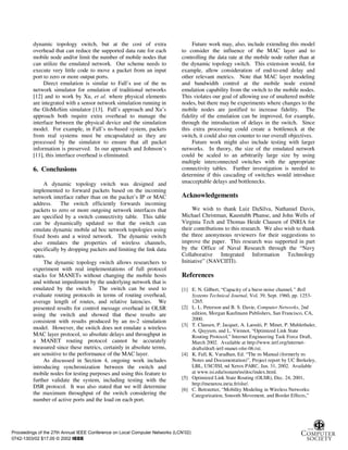 emulation of wireless networks | PDF