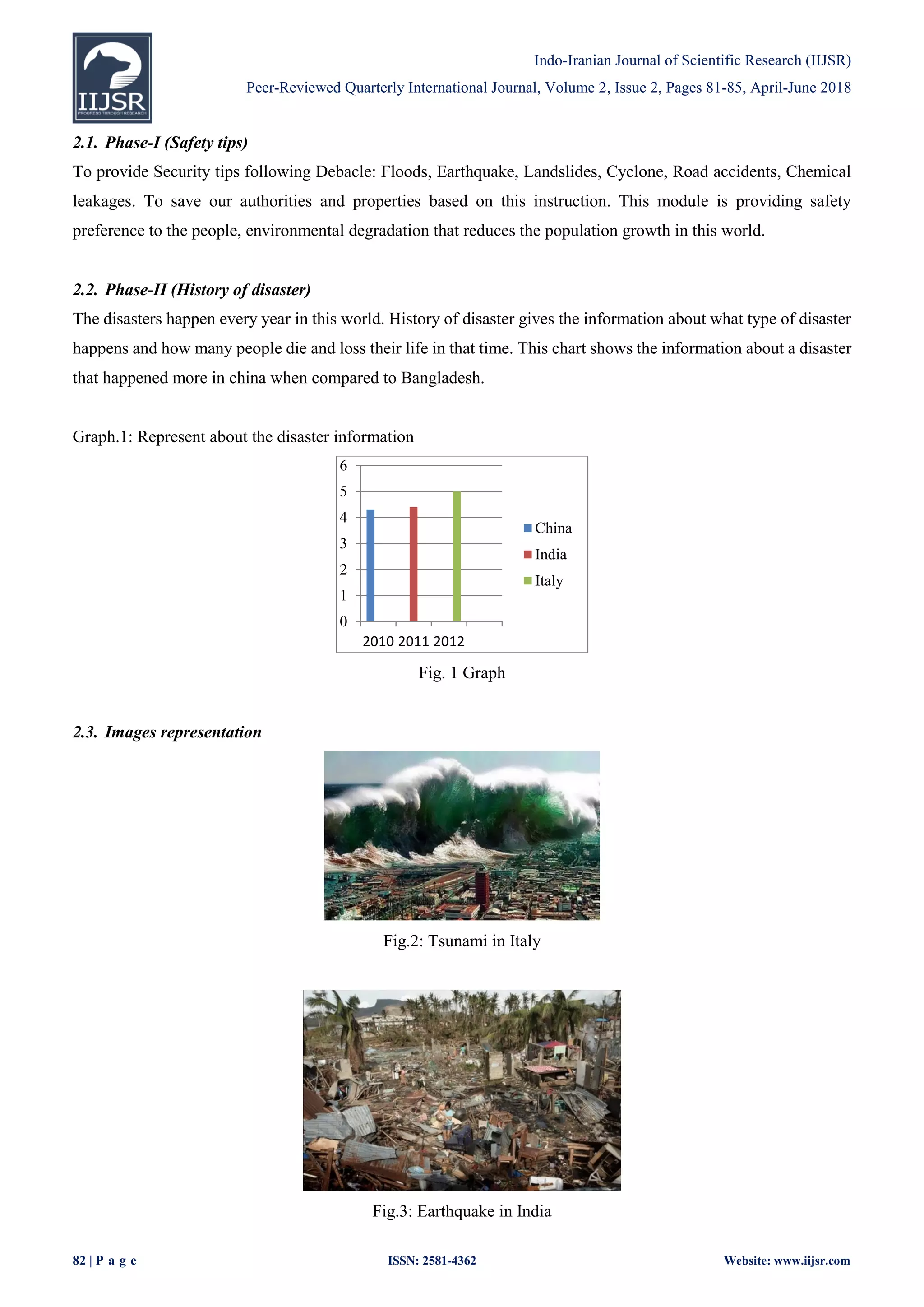Mobile App for Disaster Management & Information Technology in ...
