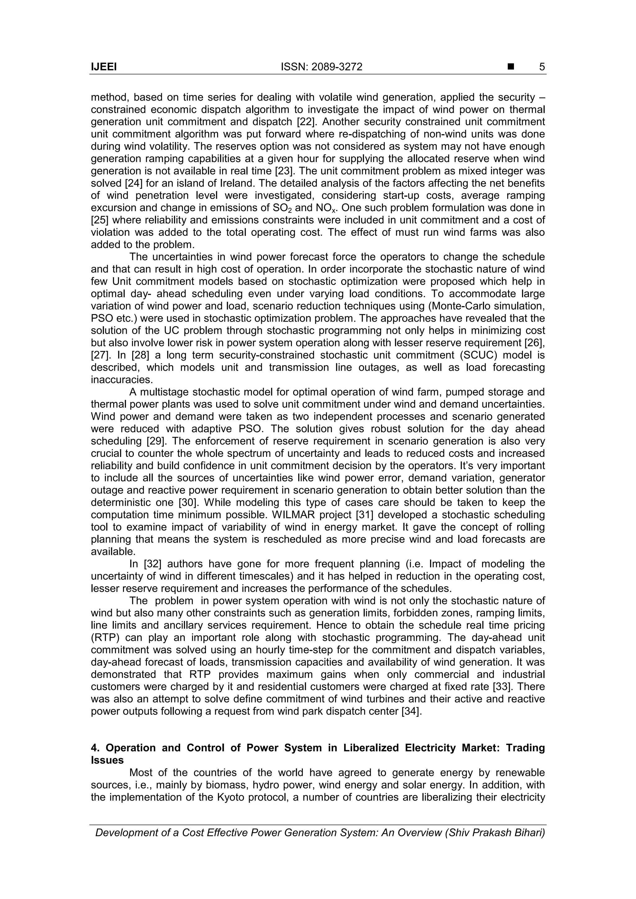 Development Of A Cost Effective Power Generation System An Overview Pdf