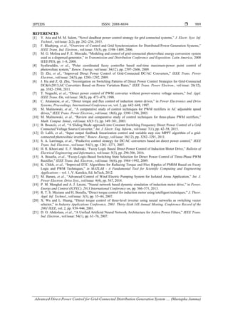 Advanced Direct Power Control for Grid-connected Distribution ...