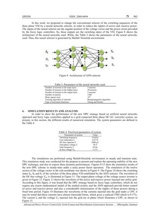 Advanced Direct Power Control for Grid-connected Distribution Generation System Based on Fuzzy ...
