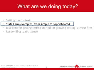 State Farm presentation at the Chief Analytics Officer Forum East Coast ...