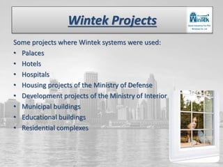 Wintek Presentation final | PPT