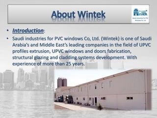 Wintek Presentation final | PPT