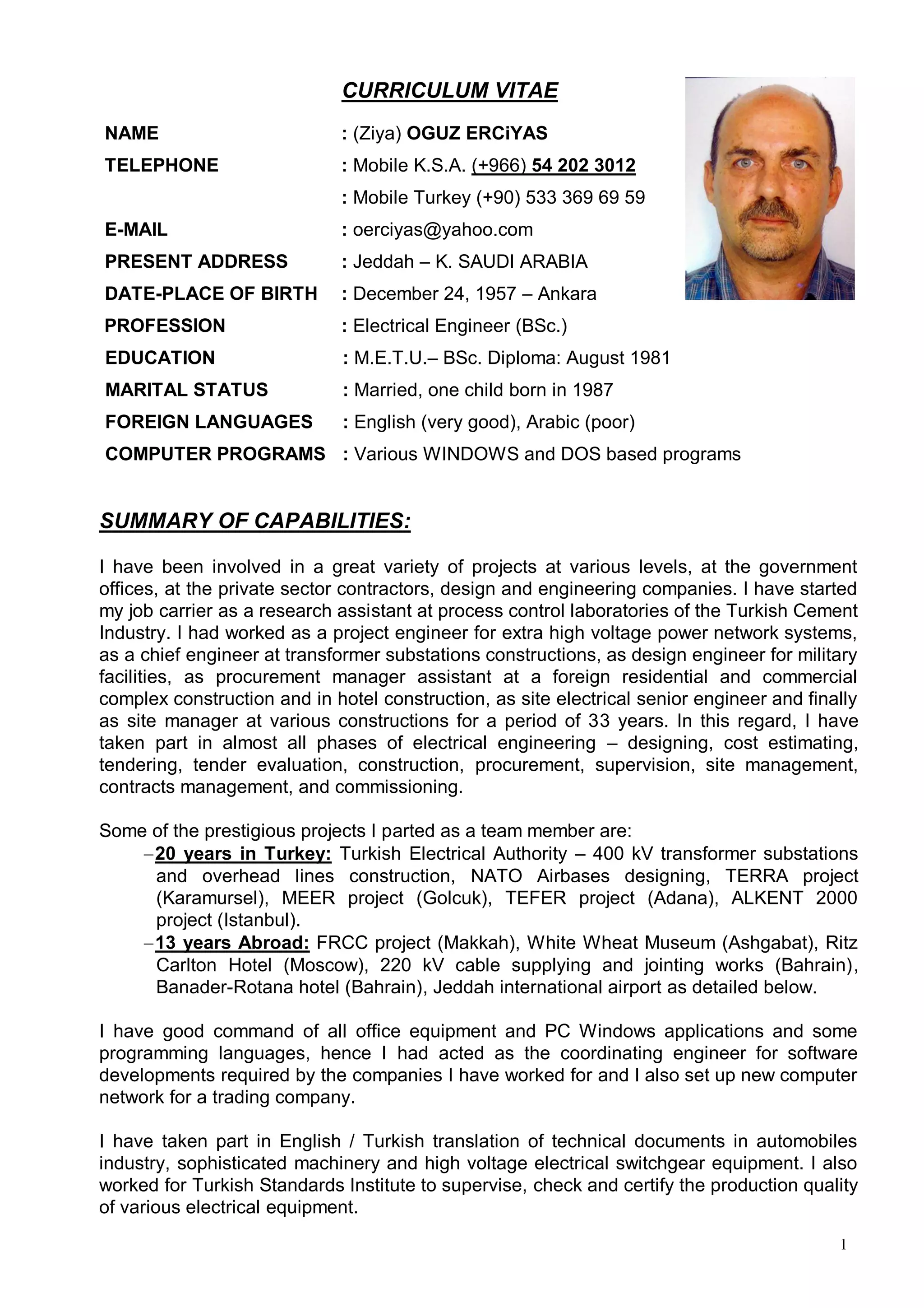 OguzErciyas-CV-2015 | PDF