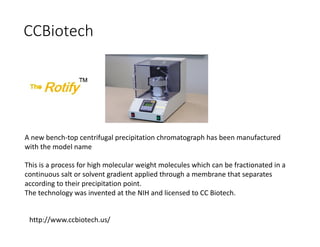 Commercially Available Countercurrent Separation (CCS) Instruments | PDF