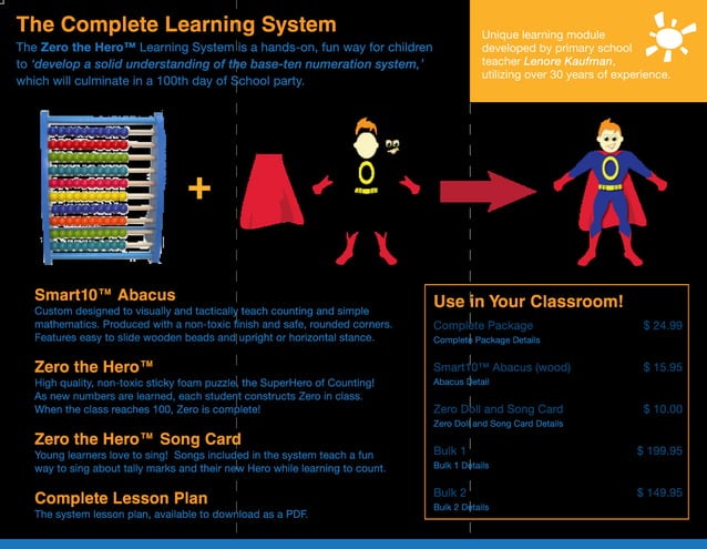 Innovative Math Learning System for K-2 with Zero the Hero | PDF