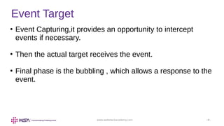 JavaScript - Chapter 11 - Events | PPT