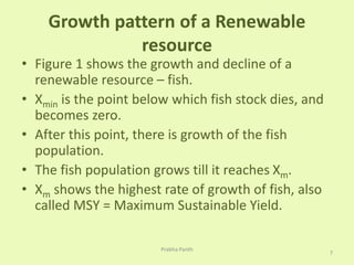 011 optimal depletion of renewable resources | PPSX