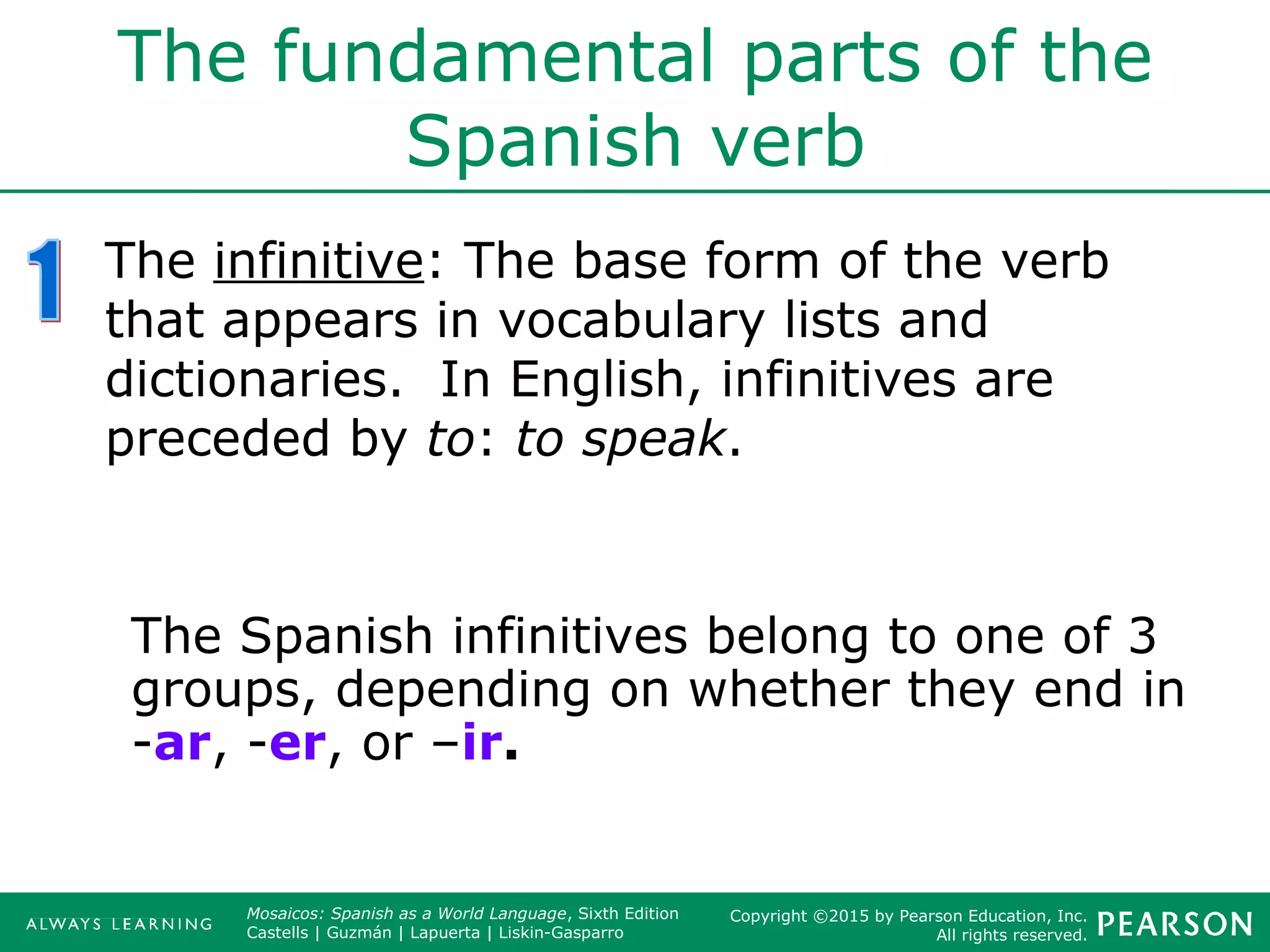 01 1present tense_of_regular_-ar_verbs | PPT