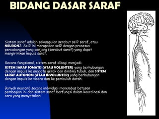 Neurology Sistem in Anatomy/ Sistem Saraf di Anatomi | PPT