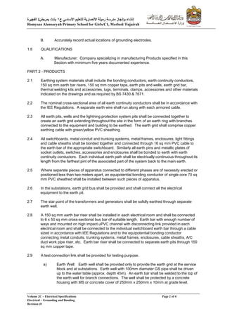011 spec grounding and bonding | PDF