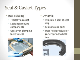 011 Seals, Bearings, and Bushings | PPT