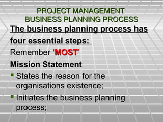012 business planning process | PPT