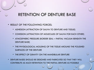 - Denture base power point presentation. | PPTX