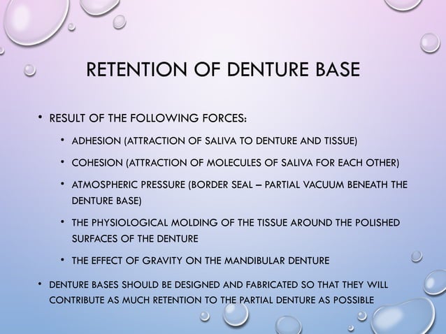 - Denture base power point presentation. | PPTX