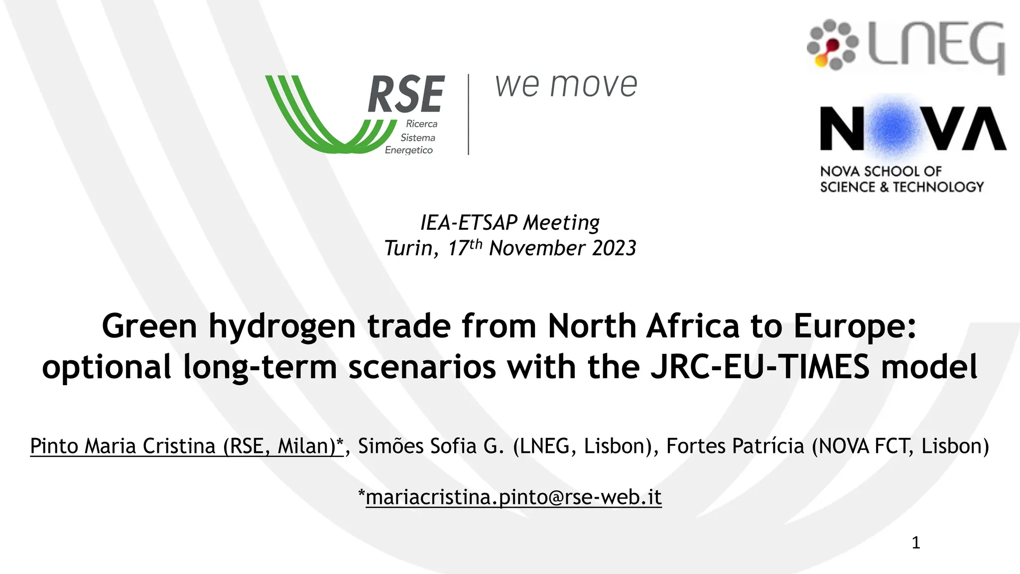 Green hydrogen trade from North Africa to Europe: optional long-term ...