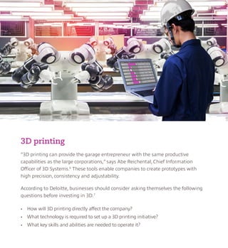 Technology Solutions for Manufacturing | PDF | Computing | Technology & Computing
