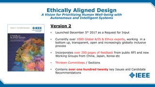 Incorporating Ethical Considerations in Autonomous and Intelligent Systems | PPT