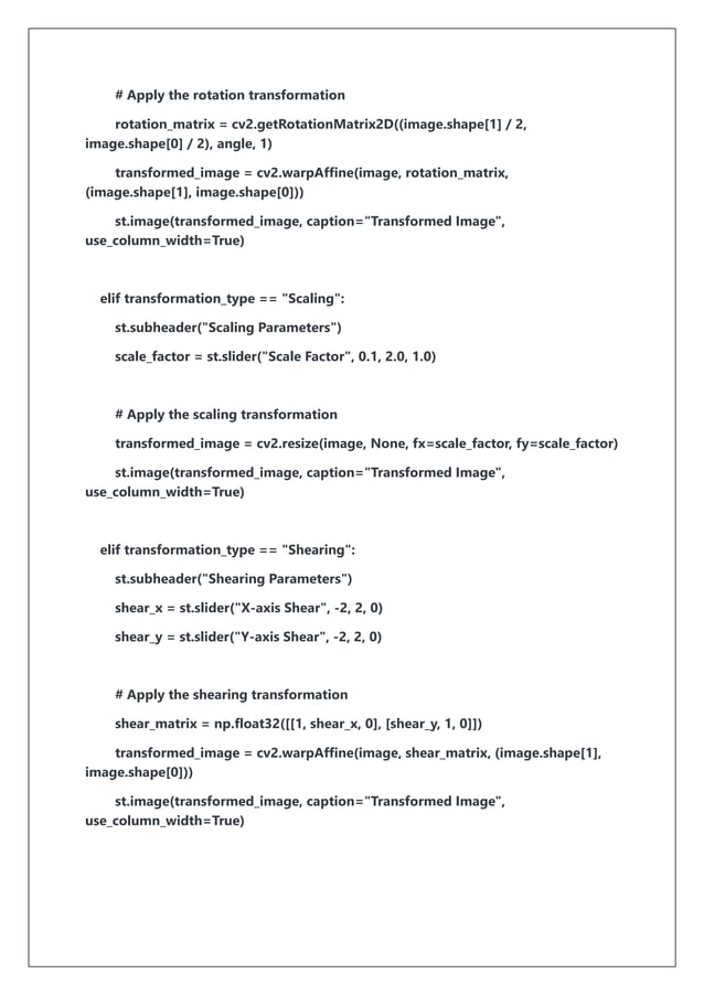 Computer vision image enhancement ppt prajwal deshmukh | PDF