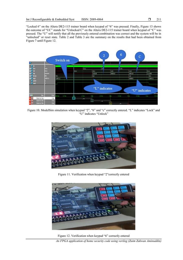 An FPGA application of home security code using verilog | PDF An FPGA application of home security code using verilog | PDF