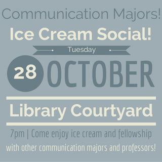Communication Majors! | PDF