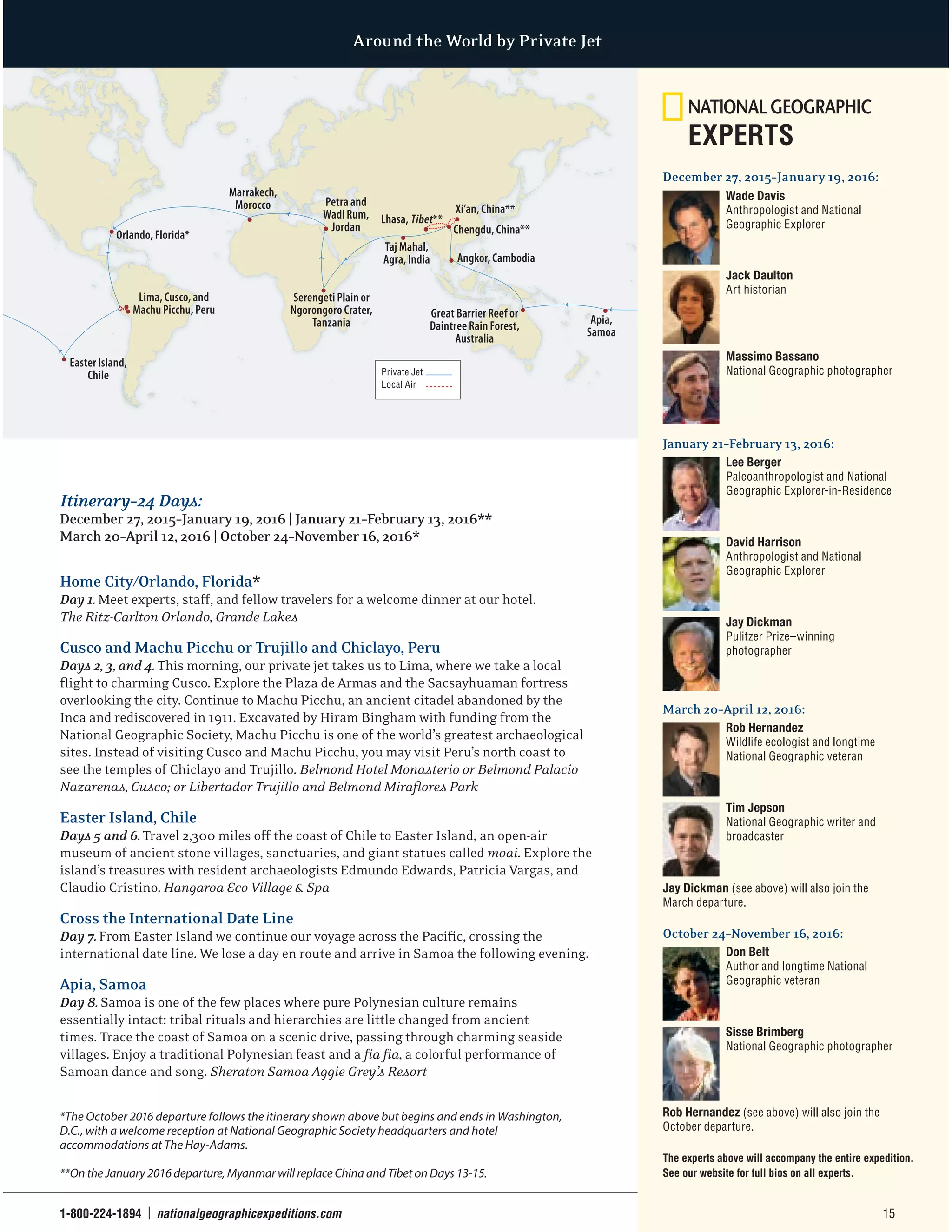 NG 2015-16 Private Jet Catalog | PDF | Polar Travel | Travel Locations