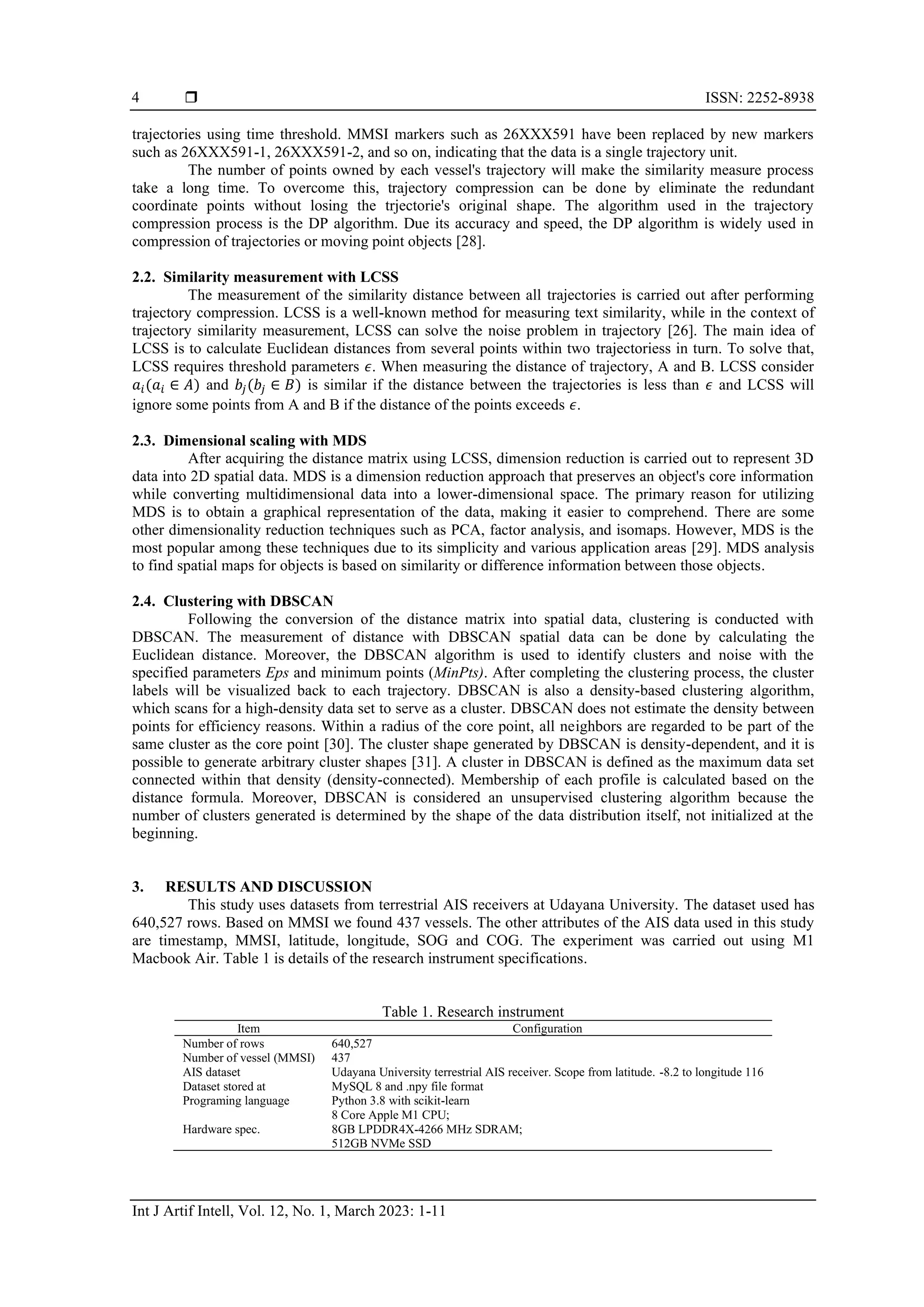 Automatic identification system-based trajectory clustering framework to identify vessel ...