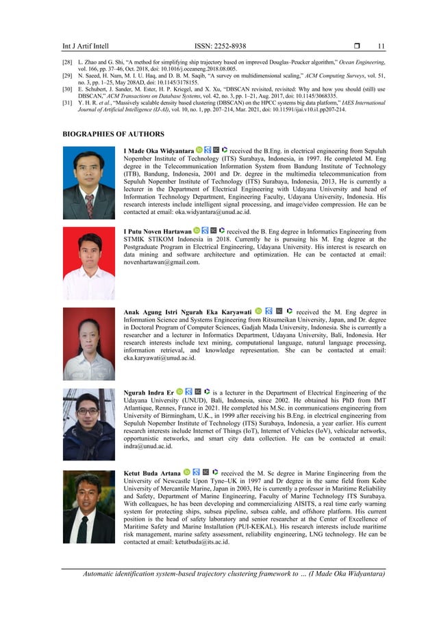 Automatic Identification System Based Trajectory Clustering Framework